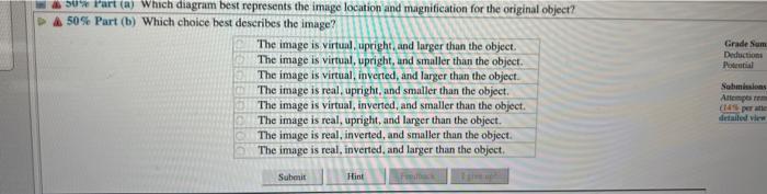Solved (20\%) Problem 3: An object is placed in front of a | Chegg.com