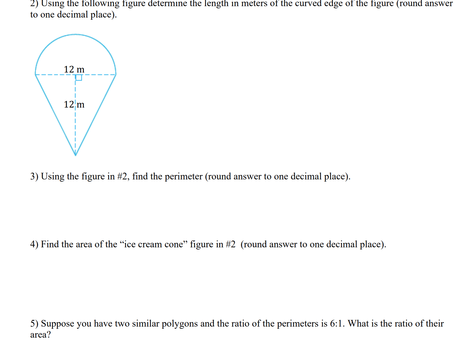 Solved Using the following figure determine the length in | Chegg.com