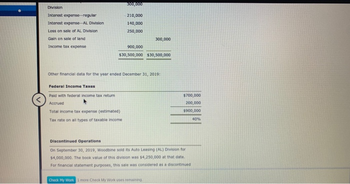 Solved Complex Income Statement The following items were | Chegg.com