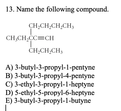 Solved Name the following compound. Show | Chegg.com
