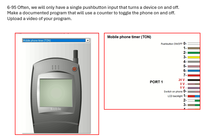 Solved 6-95 ﻿Often, we will only have a single pushbutton | Chegg.com