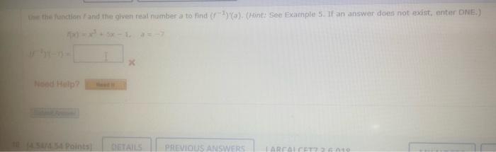 Solved Wse Whi function f and the glven real number a to | Chegg.com