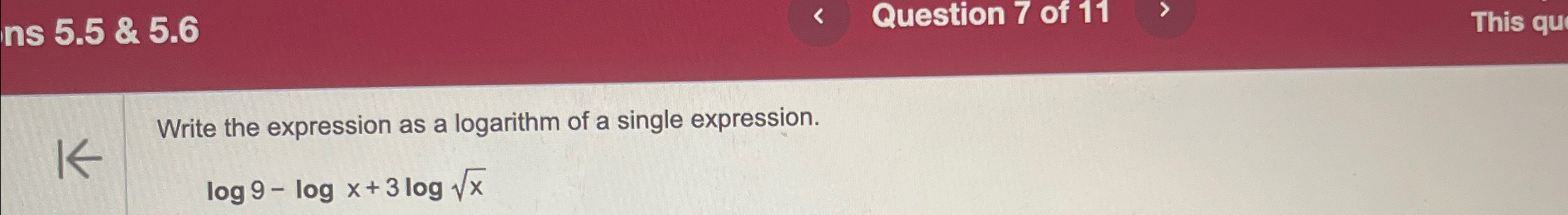 Solved Write the expression as a logarithm of a single | Chegg.com