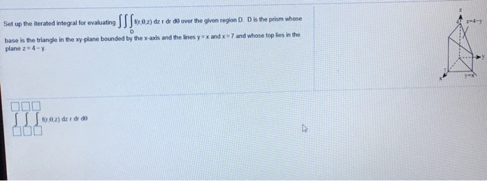 Solved Set up the iterated integral for evaluating SS66 | Chegg.com