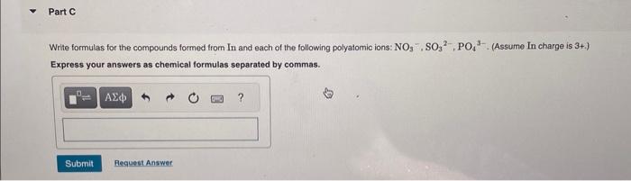 Solved Write formulas for the compounds formed from Rb and | Chegg.com