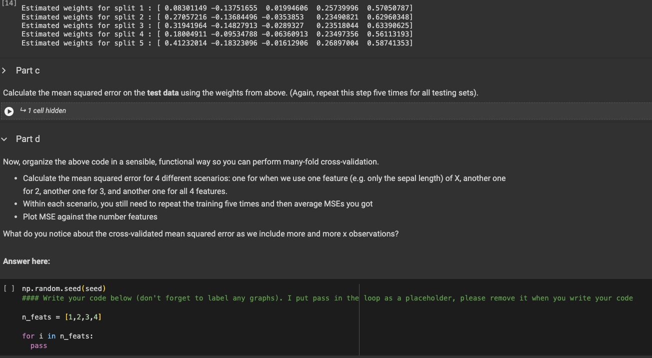 Make the appropriate "design matrix" for multivariate | Chegg.com