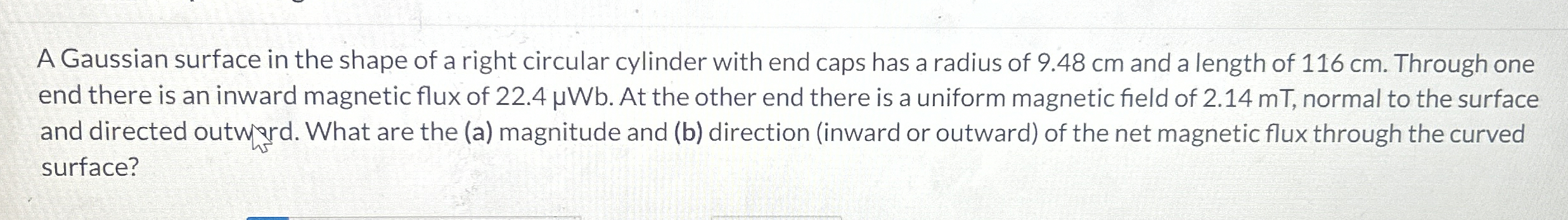 High Quality SOLUTION A Gaussian surface in the shape of a right circular | Chegg.com