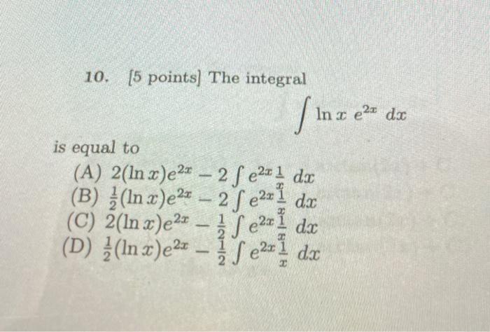 Solved 6. [5 points] Exactly one of the following statements | Chegg.com