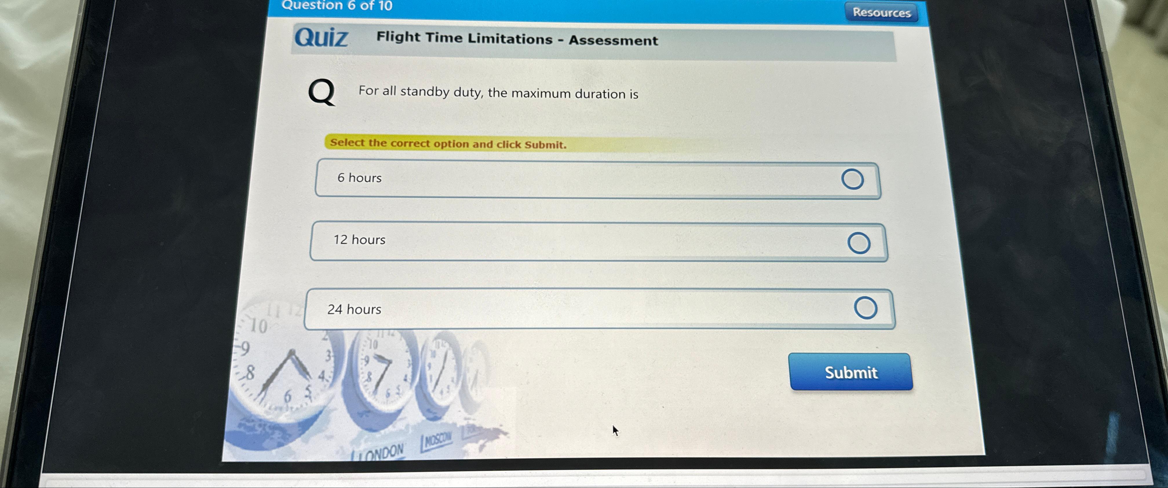 QuizResourcesFor all standby duty, the maximum | Chegg.com