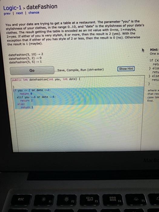 Solved codingbal.com CodingBato code practice about the code | Chegg.com