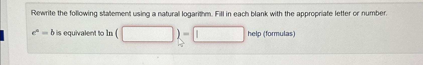 Solved Rewrite the following statement using a natural | Chegg.com