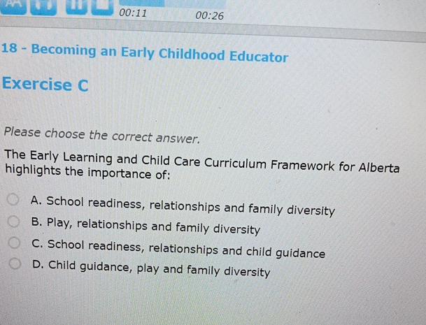 Solved 18 - ﻿Becoming an Early Childhood EducatorExercise | Chegg.com