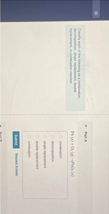 Classify each of the following as a combination, | Chegg.com