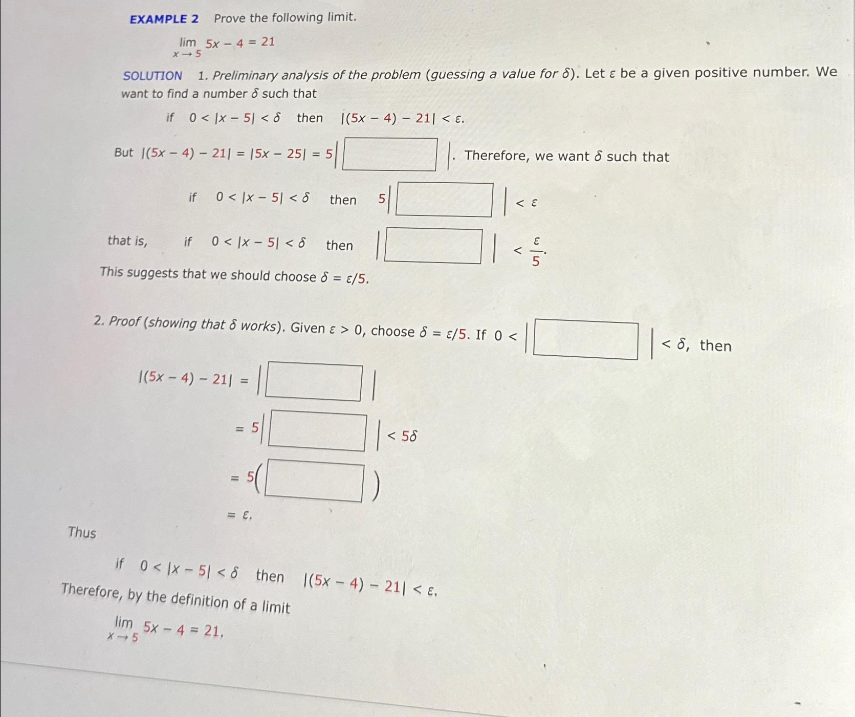 Solved EXAMPLE 2 ﻿Prove the following | Chegg.com