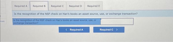 Solved Is the receipt of cash referenced in Requirement c an | Chegg.com