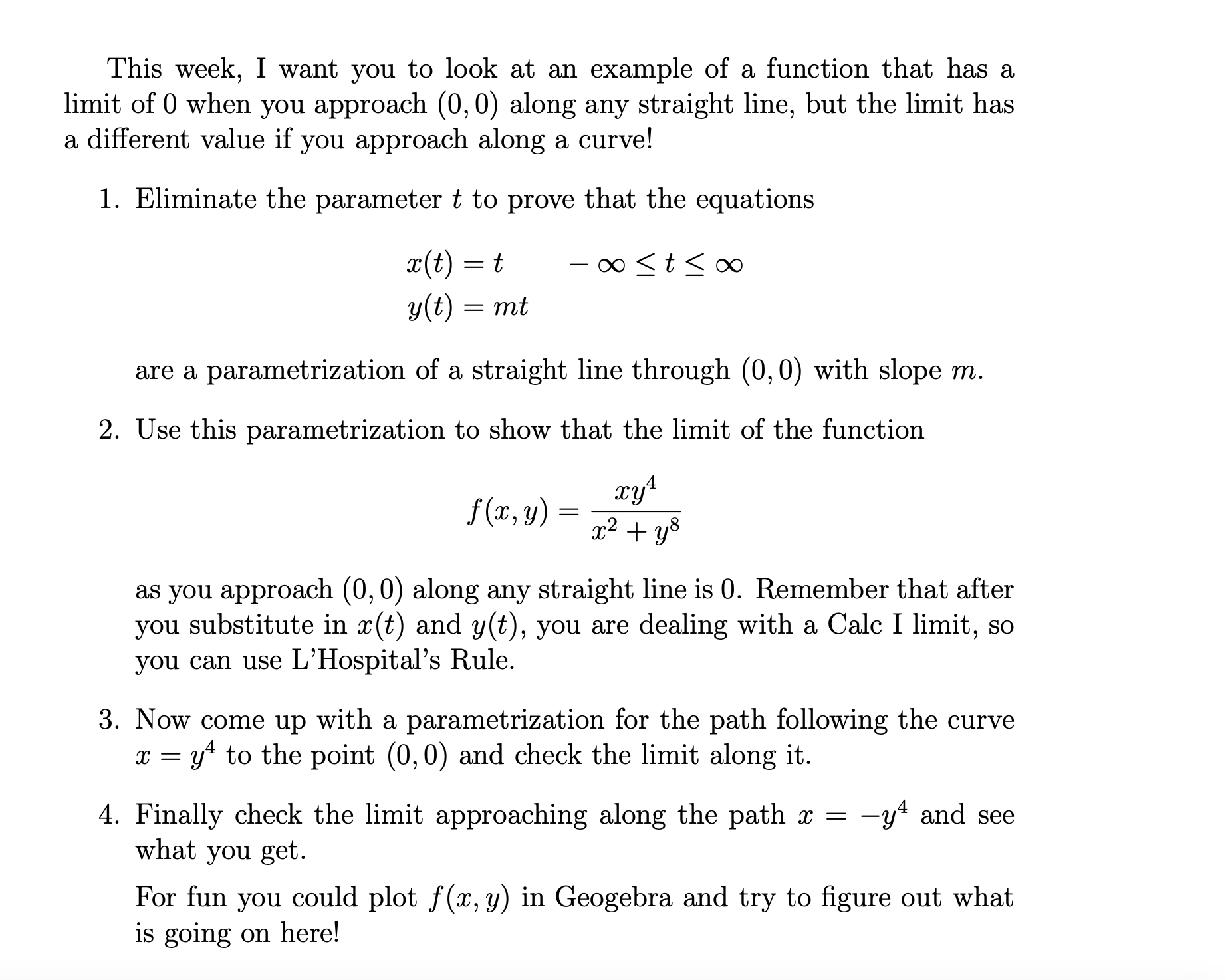 Solved This week, I want you to look at an example of a | Chegg.com