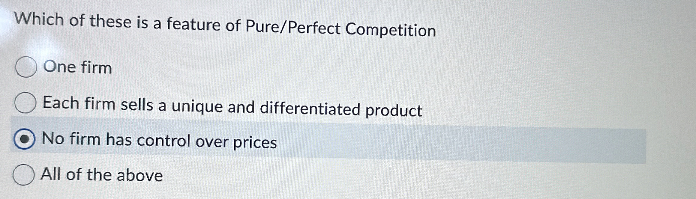 Solved Which of these is a feature of Pure/Perfect | Chegg.com