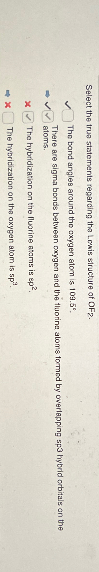 Solved Select the true statements regarding the Lewis | Chegg.com