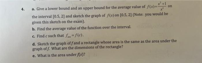 Solved 4. a. Give a lower bound and an upper bound for the | Chegg.com