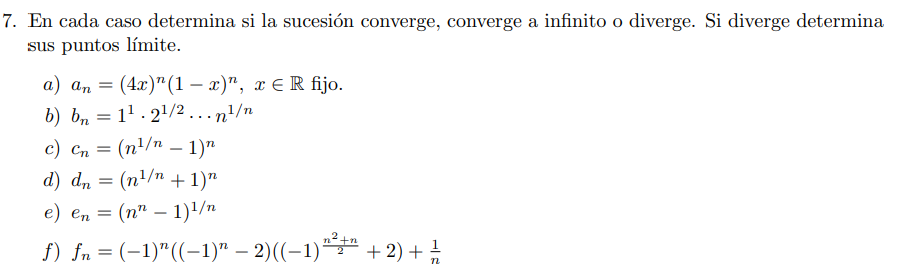 Solved Como puedo probar si a_n converge o diverge? O si | Chegg.com