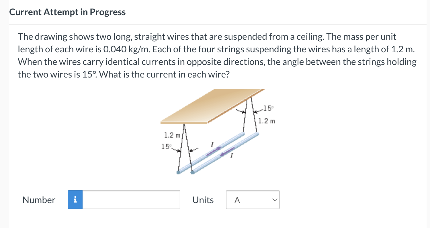 Solved Current Attempt in ProgressThe drawing shows two | Chegg.com