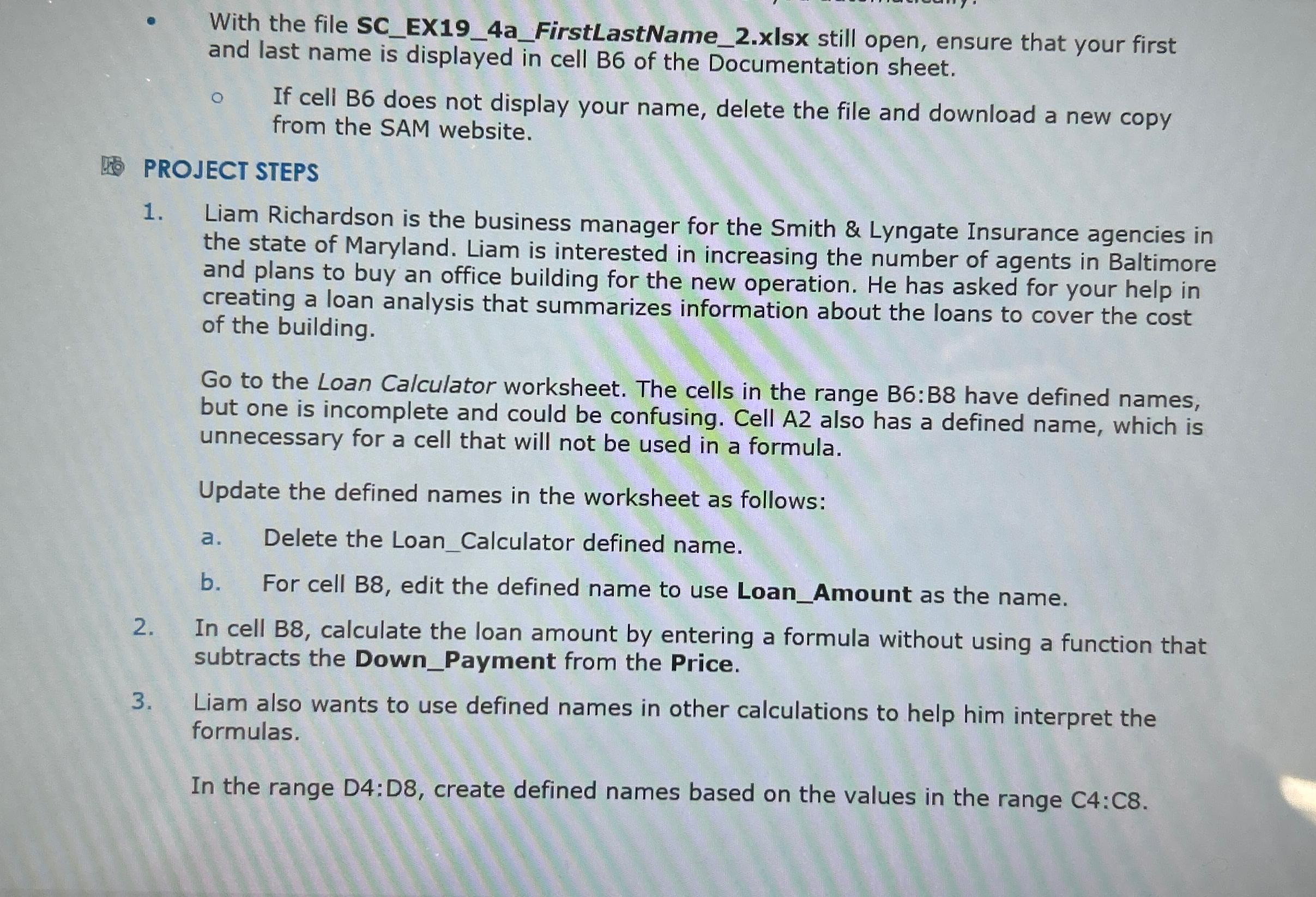 Solved With the file SC_EX19_4a_FirstLastName_2.xIsx still | Chegg.com