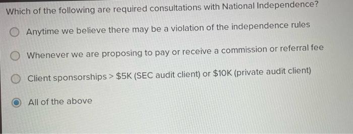 Solved Which of the following statements is true? The AICPA | Chegg.com