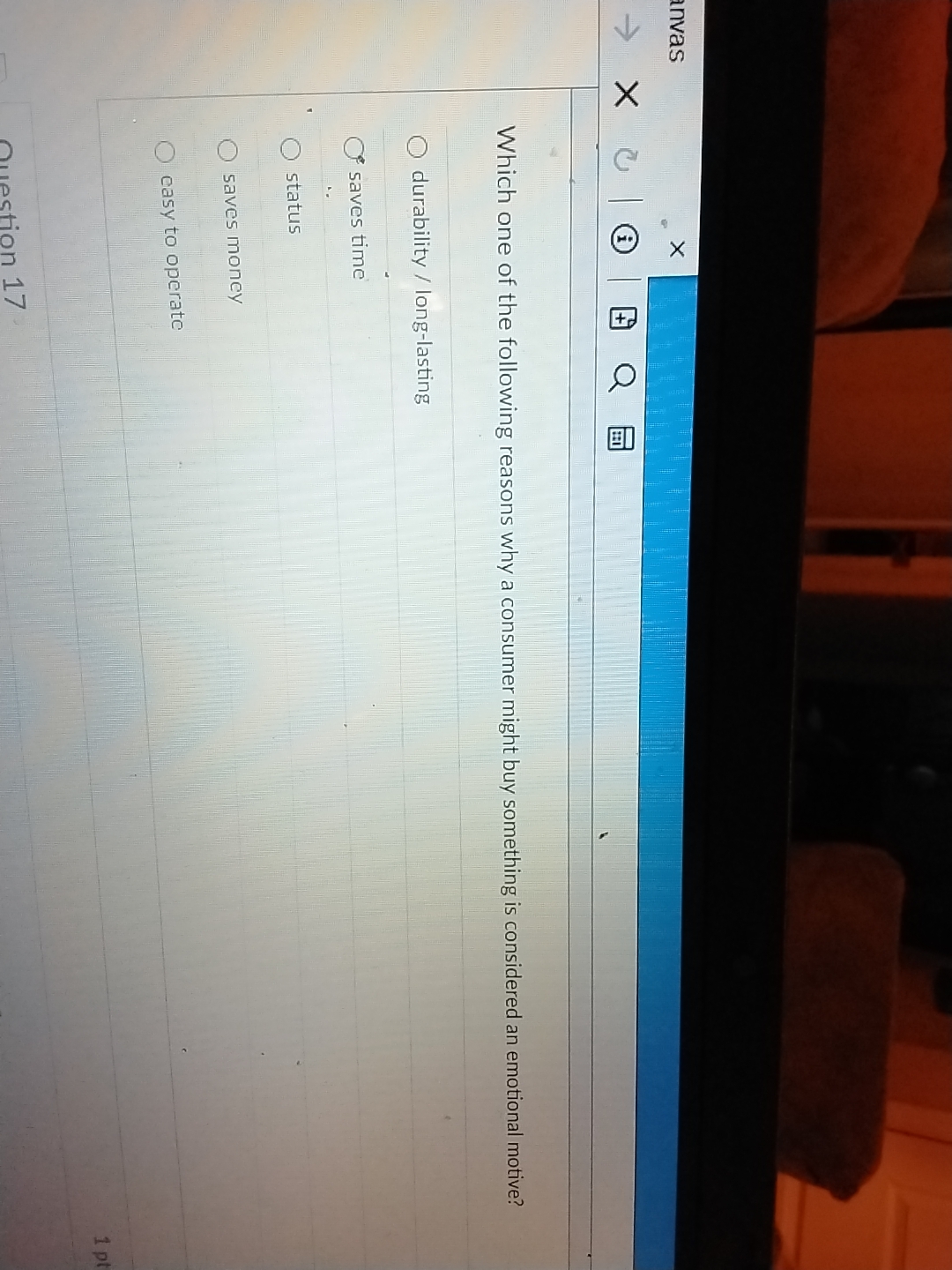 Solved Which one of the following reasons why a consumer | Chegg.com