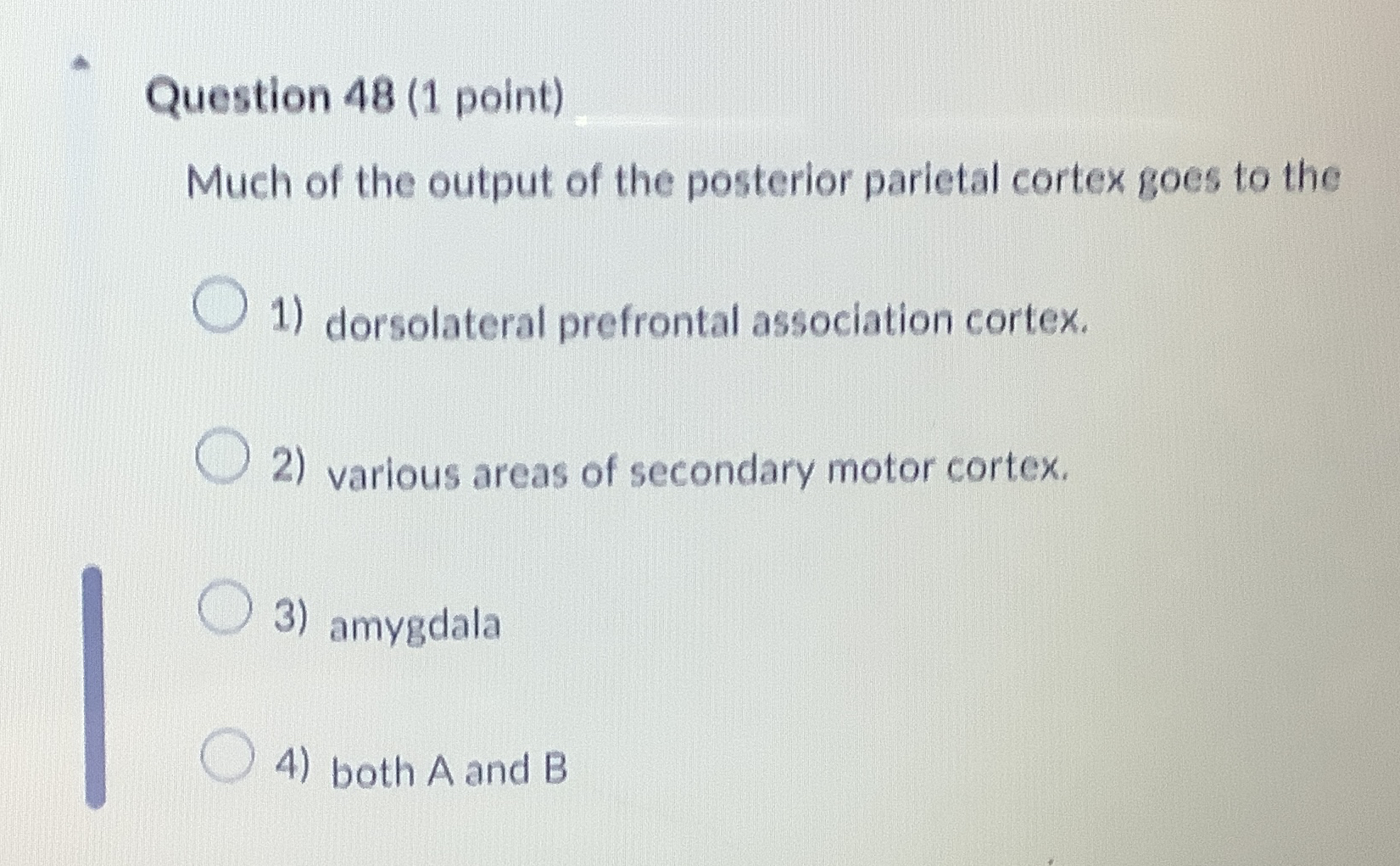 Solved Question 48 (1 ﻿point)Much of the output of the | Chegg.com