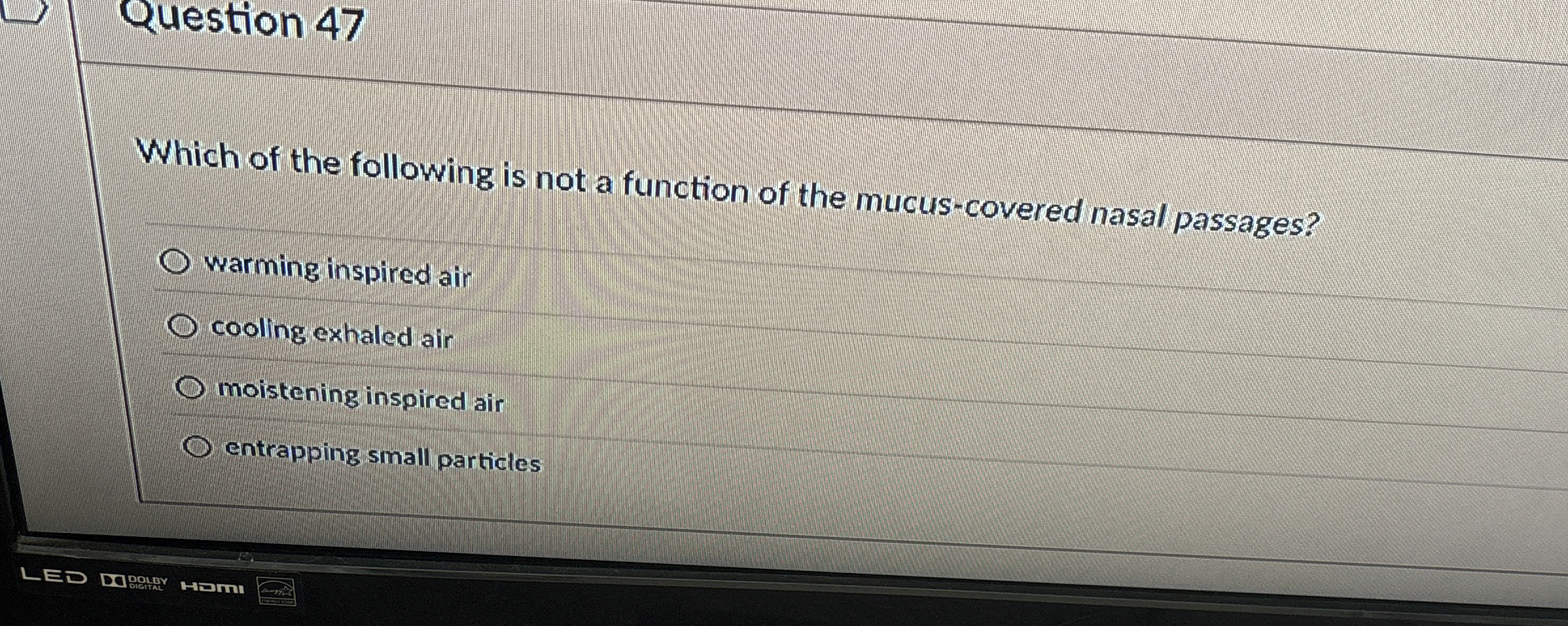 Solved Question 47Which of the following is not a function | Chegg.com
