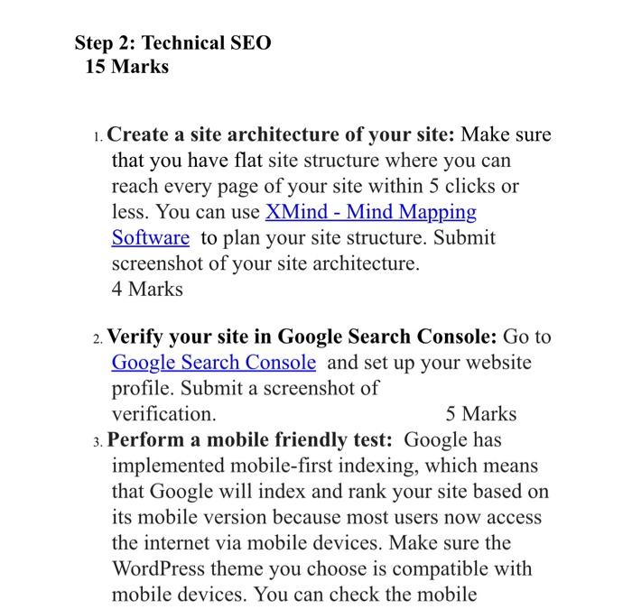 Solved 1. Create a site architecture of your site: Make | Chegg.com
