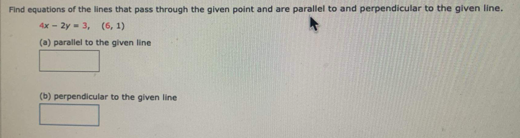 Solved Find equations of the lines that pass through the | Chegg.com