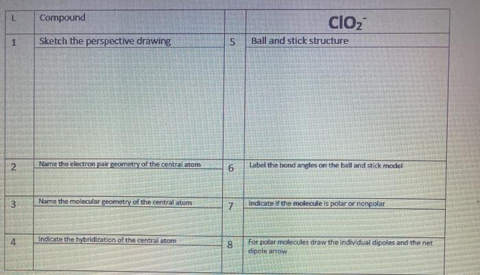 N Compound NO2 Ball and stick structure Sketch | Chegg.com