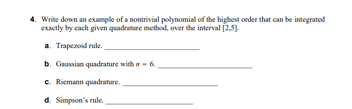 Solved Write down an example of a nontrivial polynomial of | Chegg.com