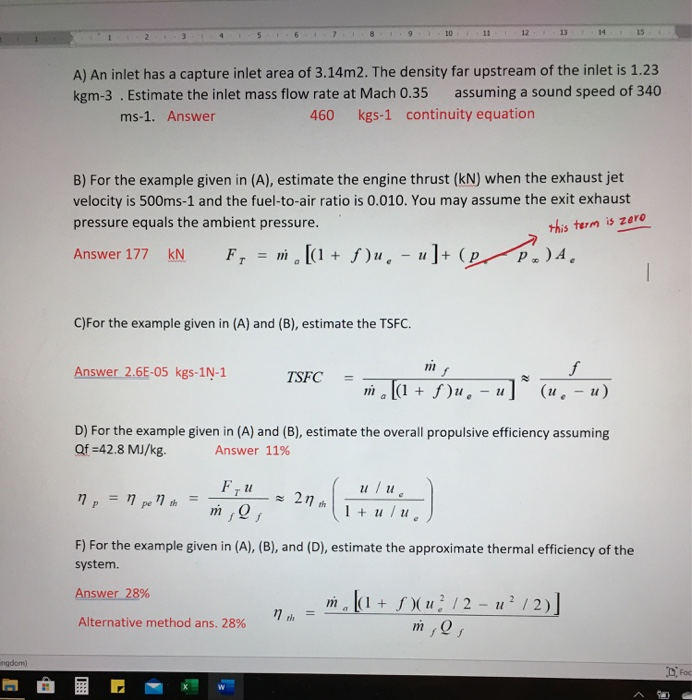 Solved 1 2 3 4 5 6 7 8 9 10 11 12 13 15 14 A) An inlet has a | Chegg.com