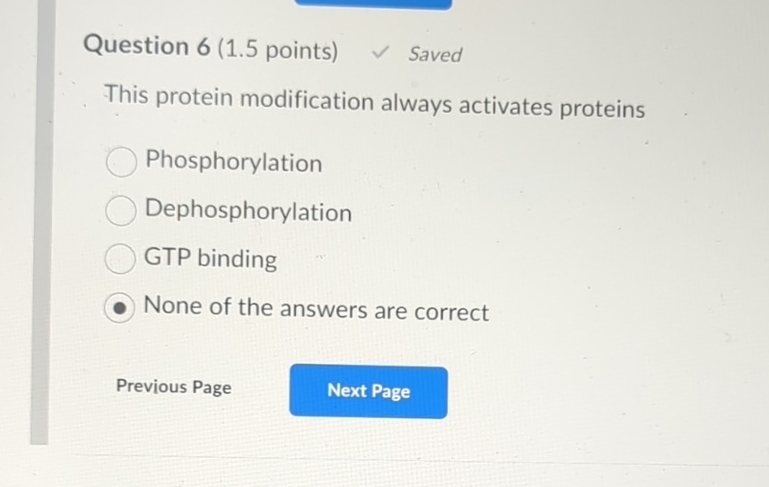 Question 6 (1.5 ﻿points) ﻿SavedThis protein | Chegg.com