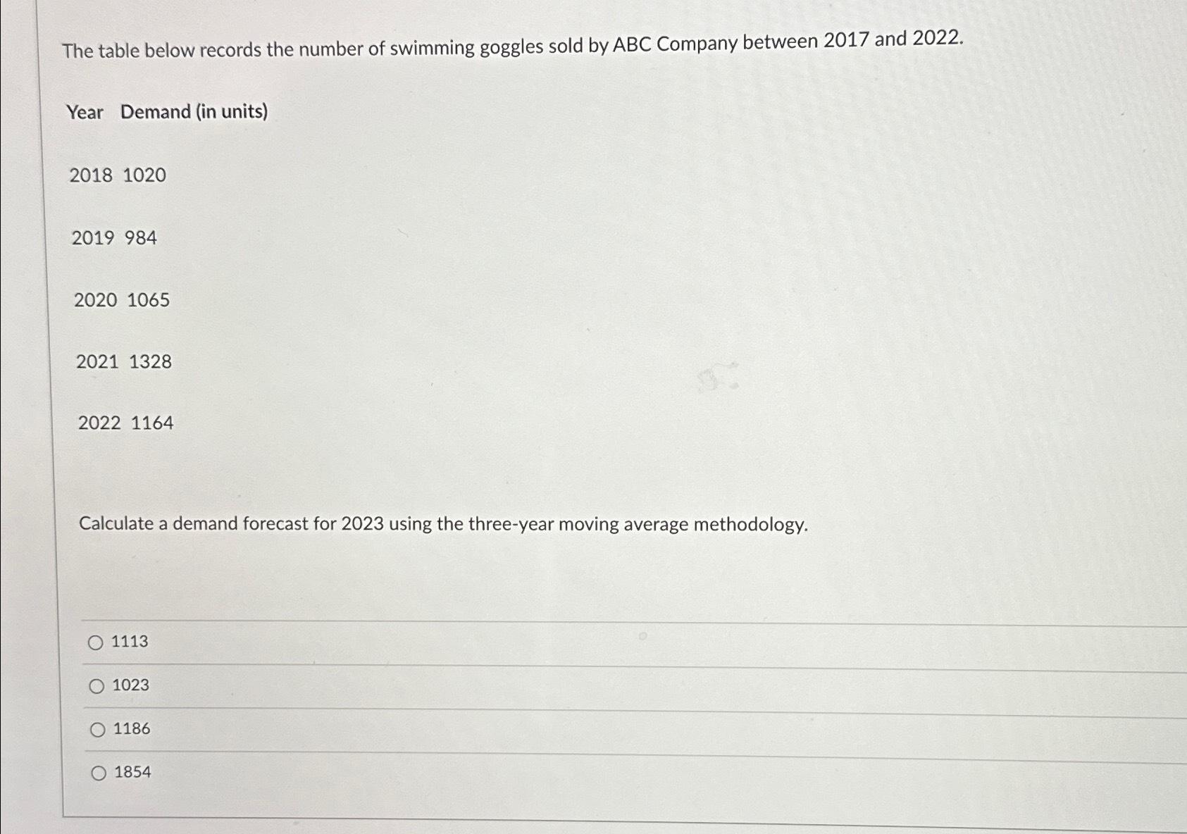 Solved The table below records the number of swimming | Chegg.com