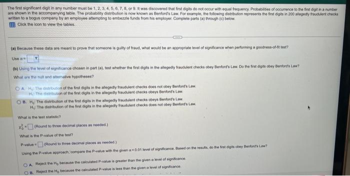 Solved The first significant digit in any number must be | Chegg.com