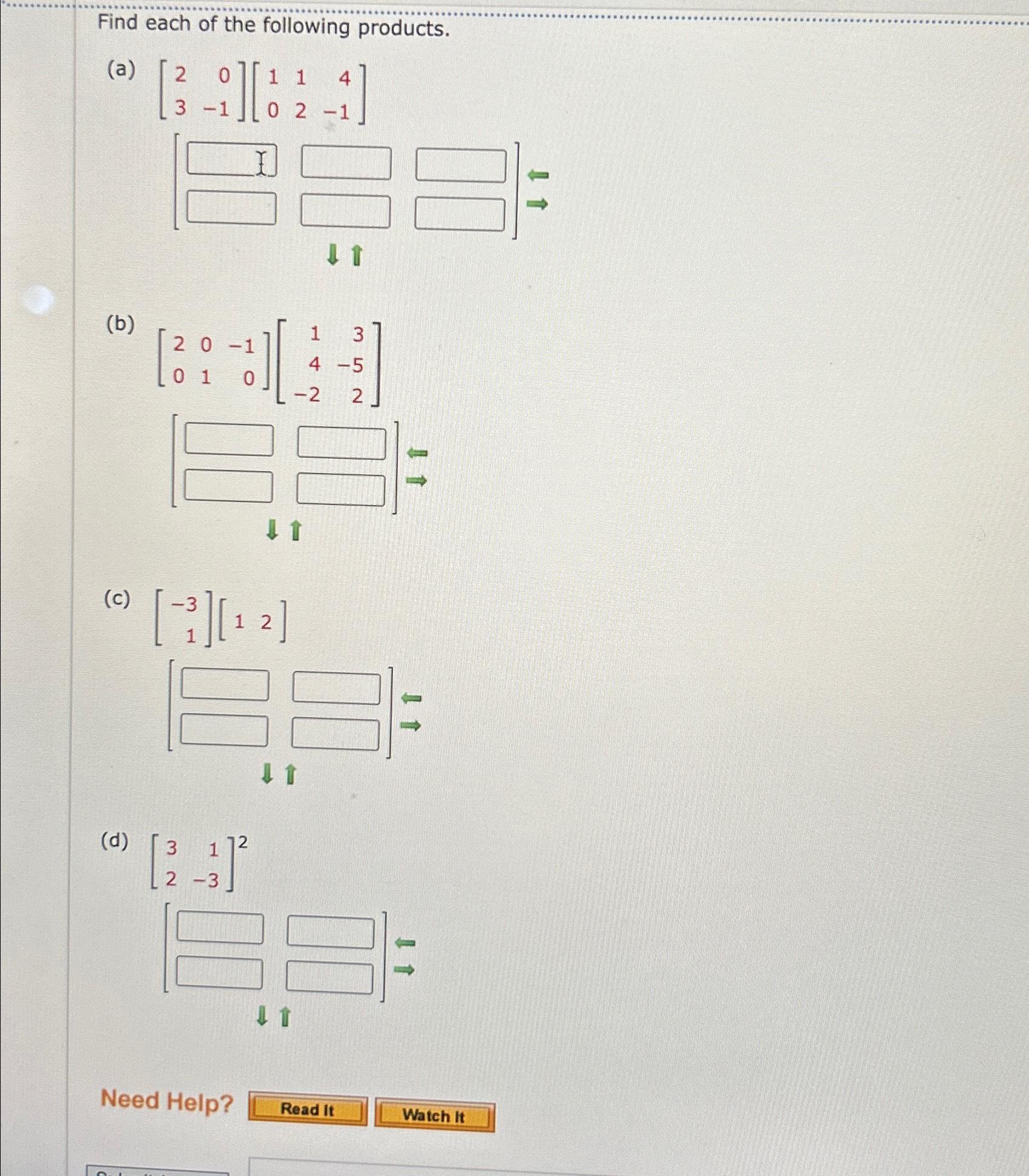 Solved Find each of the following | Chegg.com