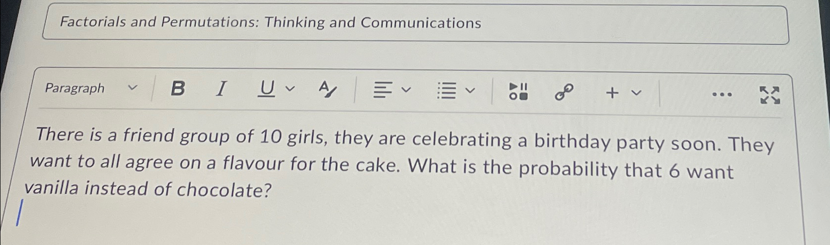 Solved Factorials and Permutations: Thinking and | Chegg.com