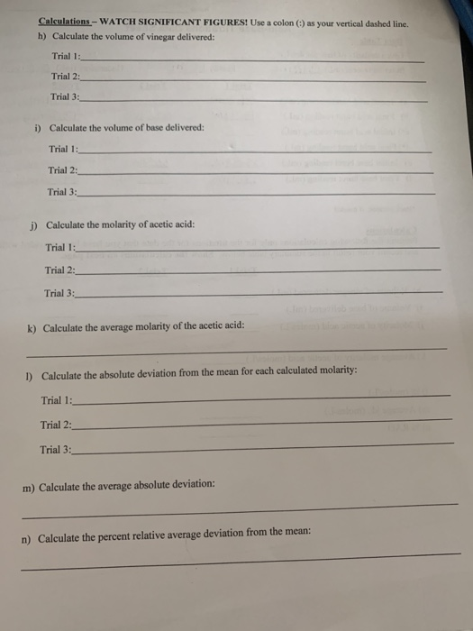 Solved Uncertainty (ml) 0.0mL Video Titration Data Sheet | Chegg.com