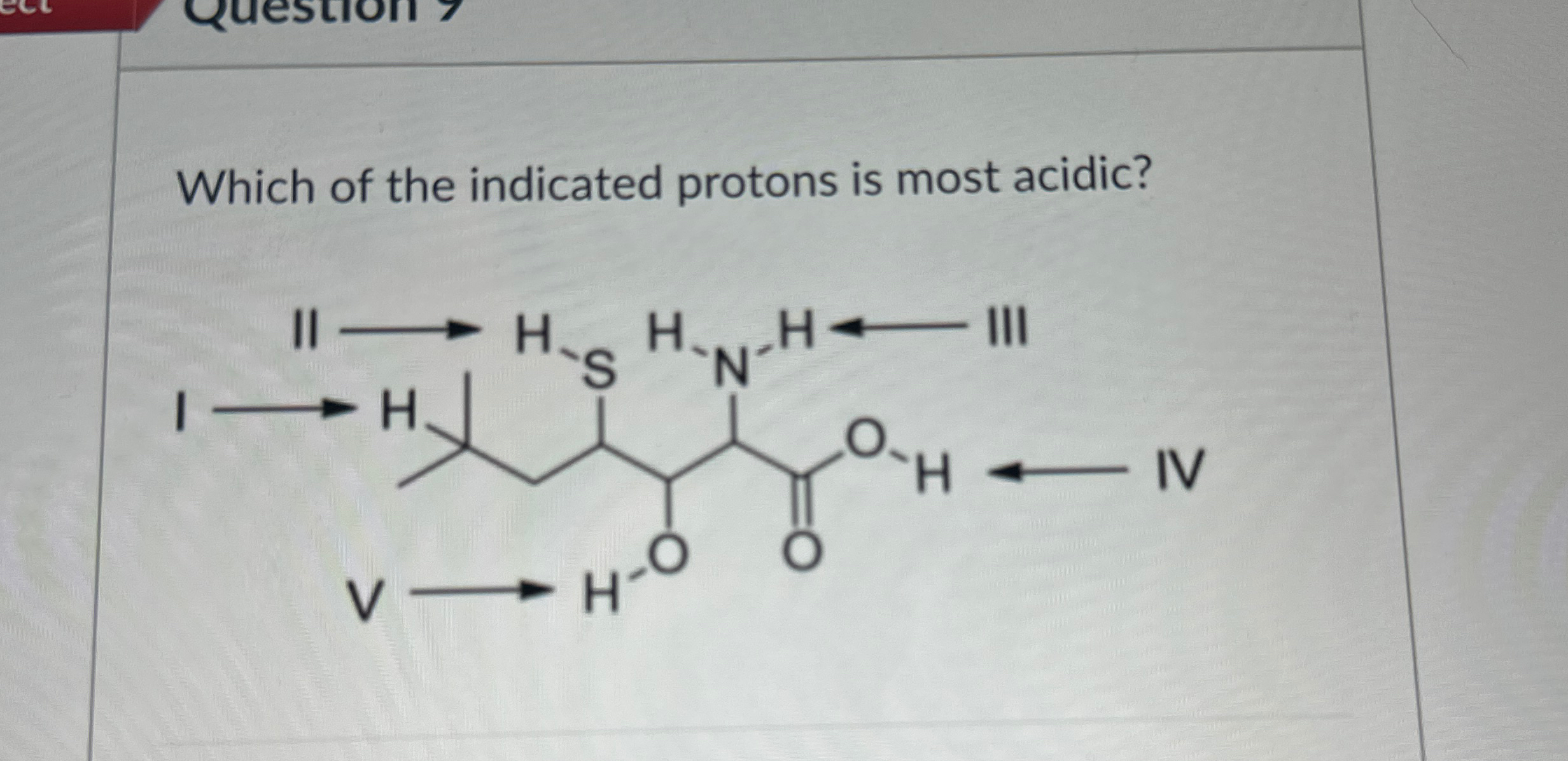 Solved Which of the indicated protons is most acidic? Please | Chegg.com