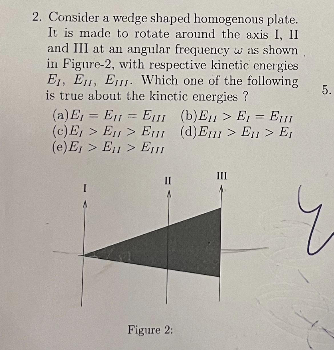 Solved Consider a wedge shaped homogenous plate. It is made | Chegg.com
