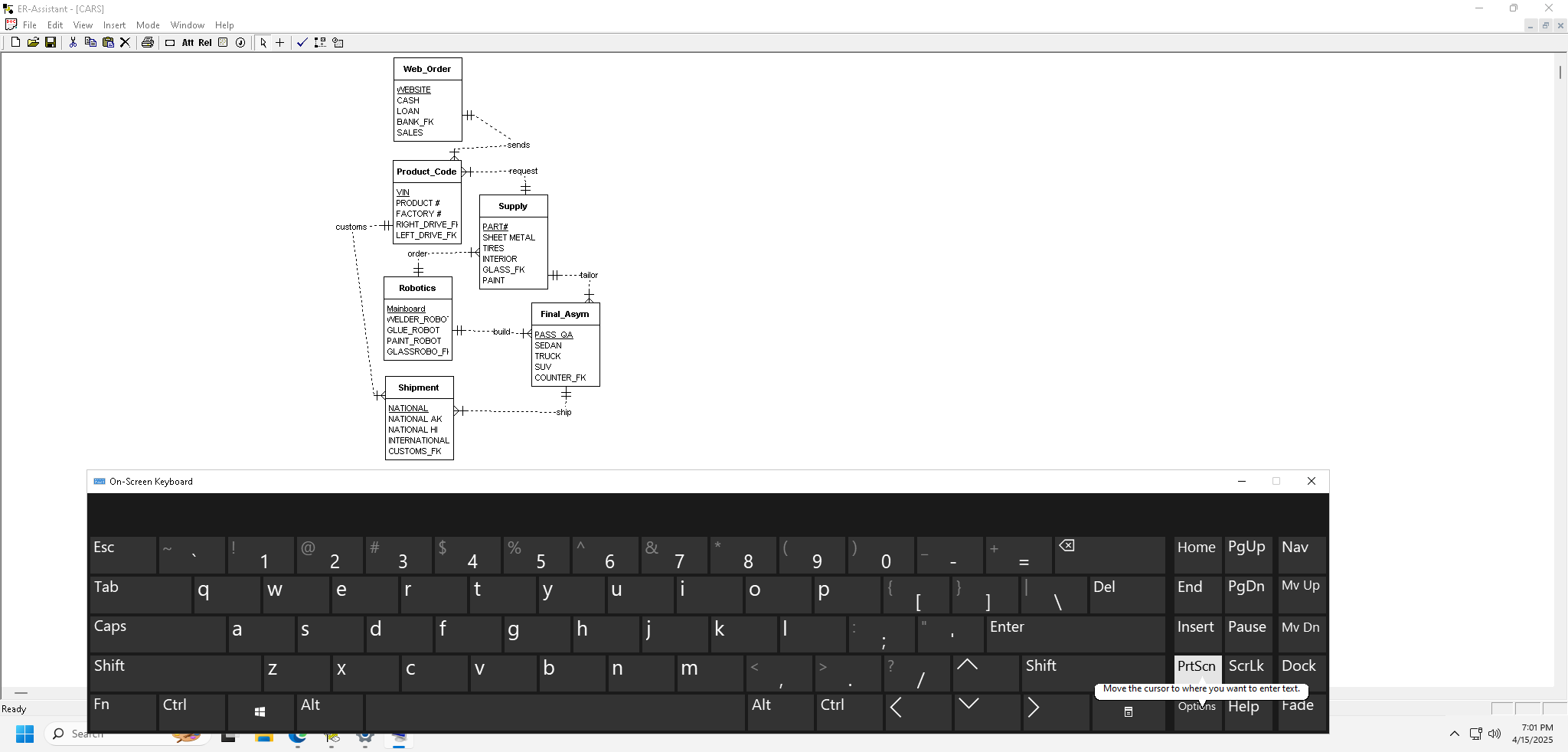 Solved using oracle sql I need help making DDL codes with my | Chegg.com