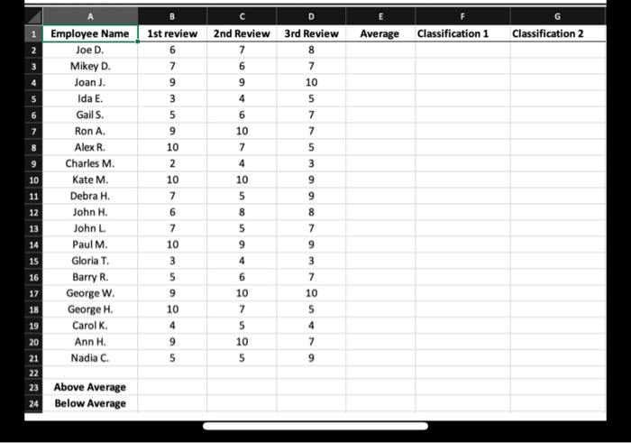 EXERCISE 5: USING "LOOKUP" AND "COUNTIF" FUNCTIONS TO | Chegg.com