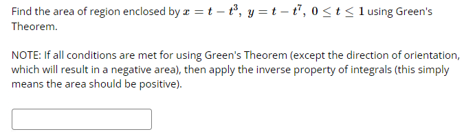 Solved 3Find the area of region enclosed by | Chegg.com