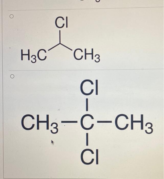 Solved Which is the structure of 2-chloro-propane? Н.С. CH3 | Chegg.com