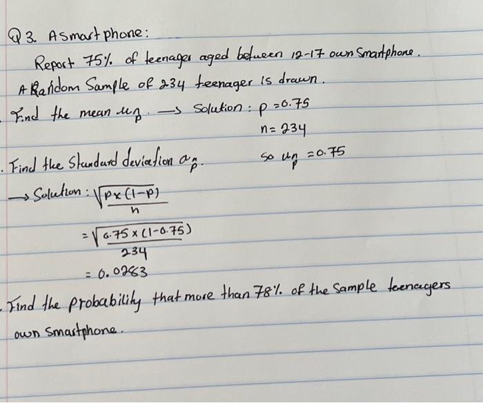 Solved i dont know if i did my standard deviation correct | Chegg.com