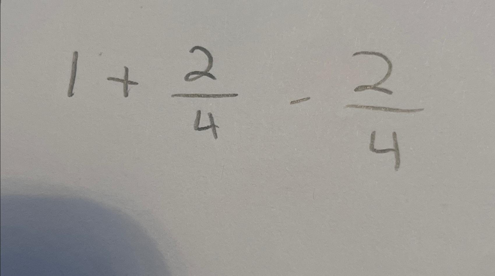 Solved 1+24-24Simplify | Chegg.com