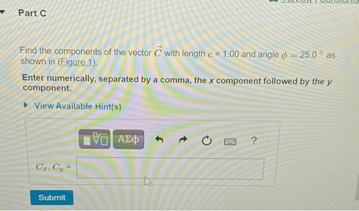 Solved Resolving Vector Components with Trigonometry